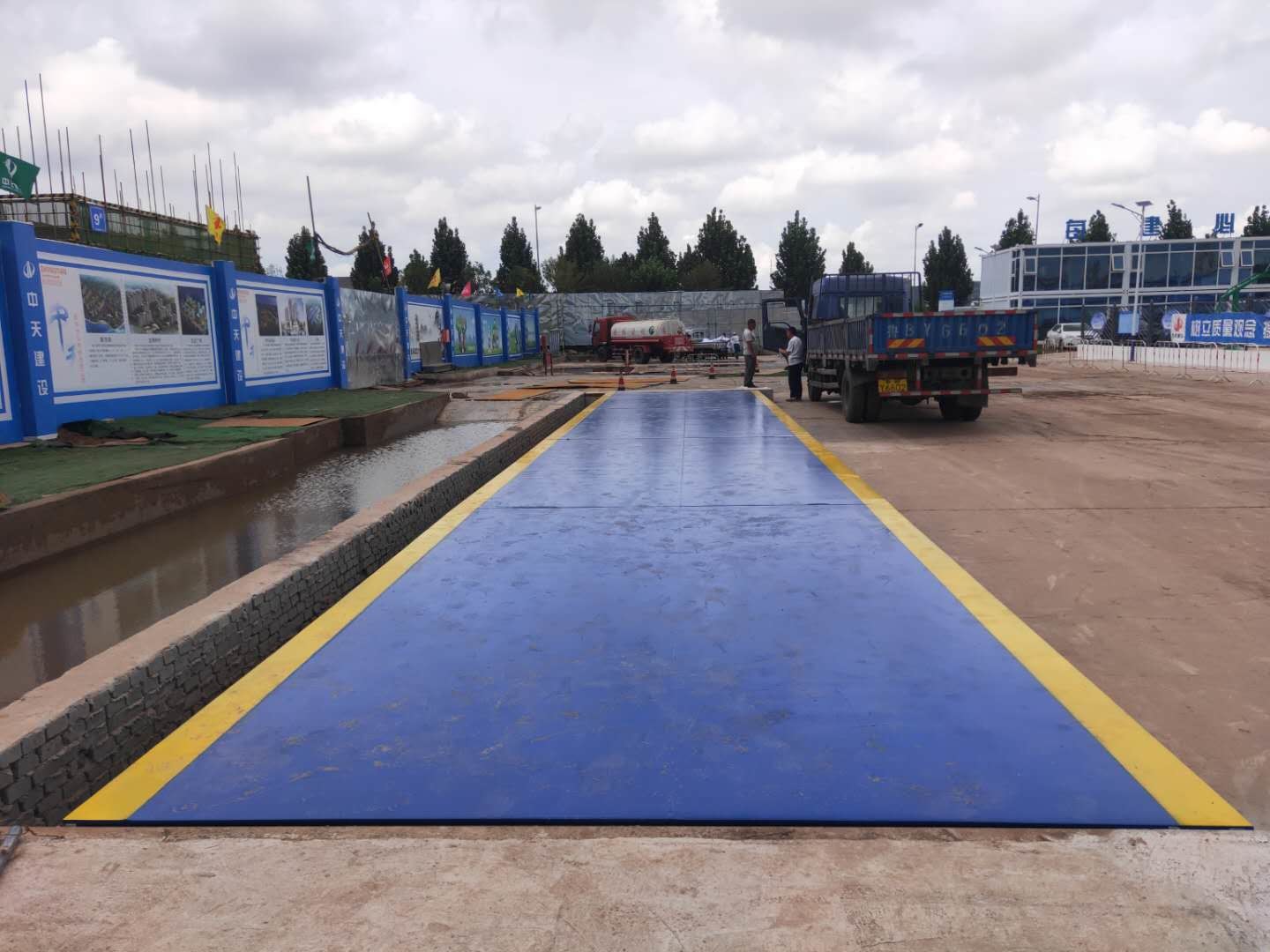 China Factory Scs-50 Tons Weighbridge Truck Scale 3X12m with Load Cell and Indicator for ...