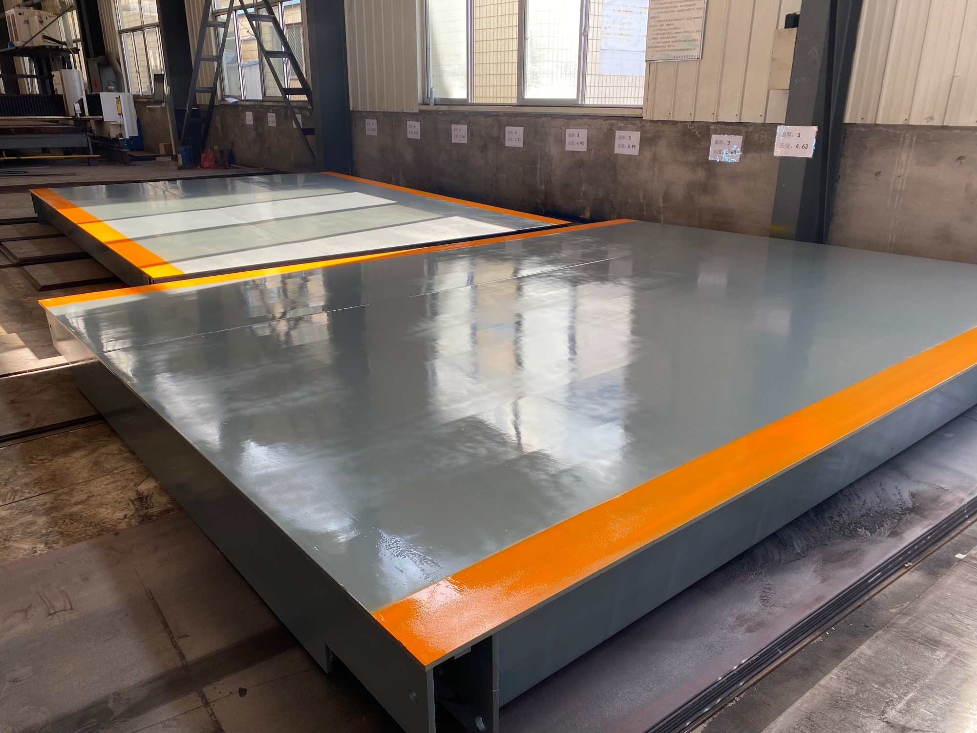 100 Ton Electronic Truck Scale with loadcell and indicator for Weighing ...